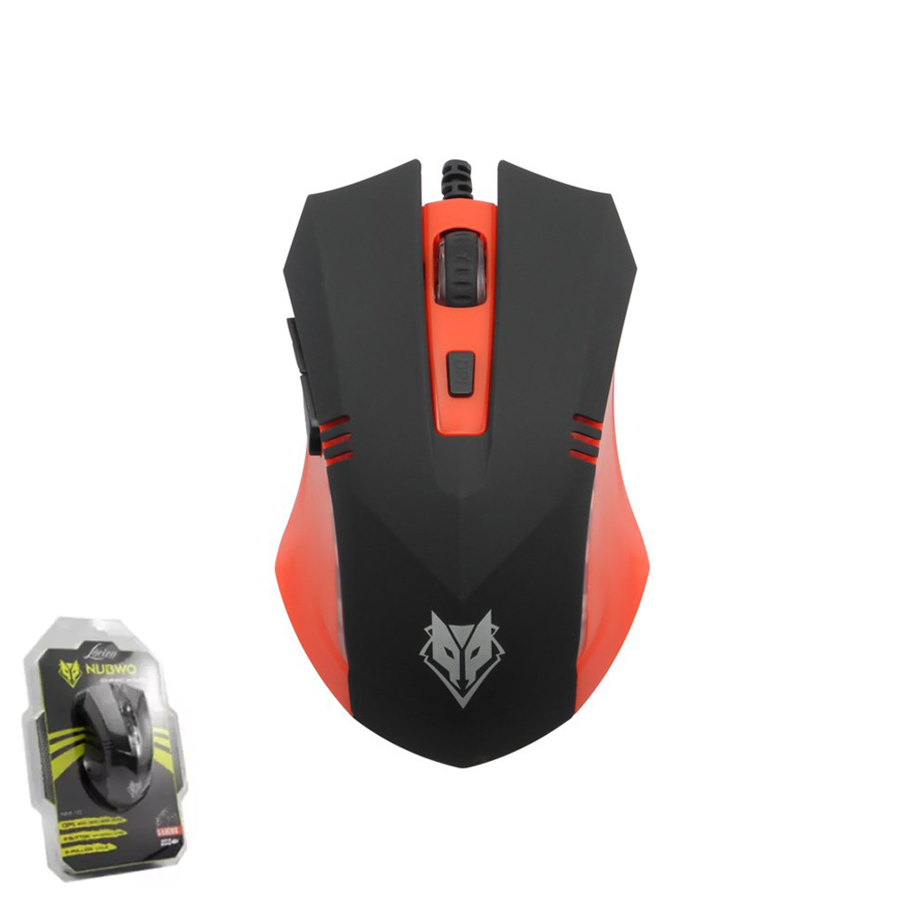 Optical Mouse (NM-010,Red) - NUBWO : Remax (Thailand)